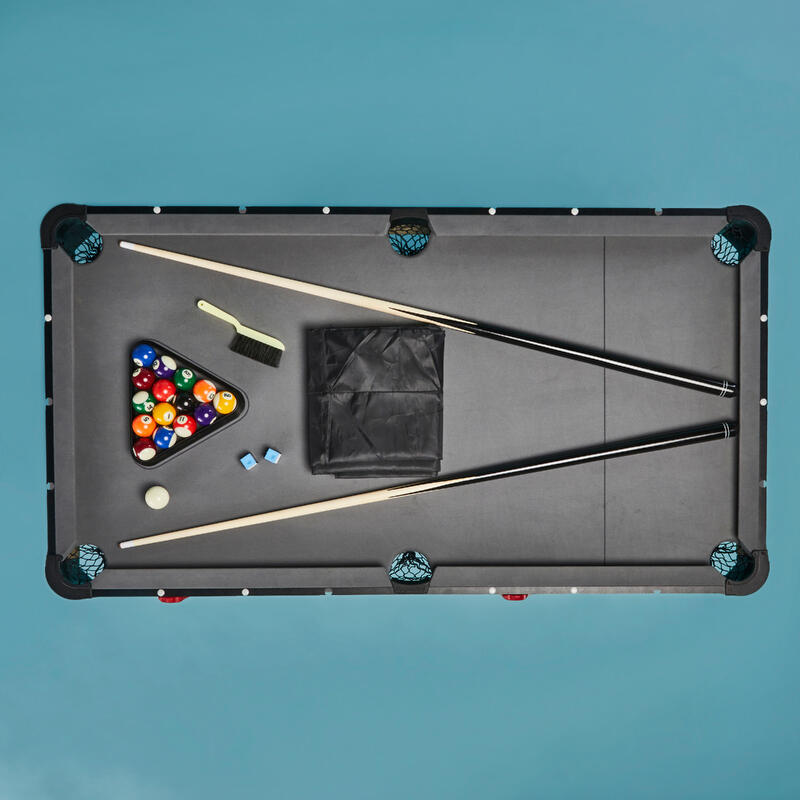 Folding American Pool Table BT 500 US - Grey PONGORI - Decathlon