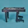 Folding American Pool Table BT 500 US - Grey