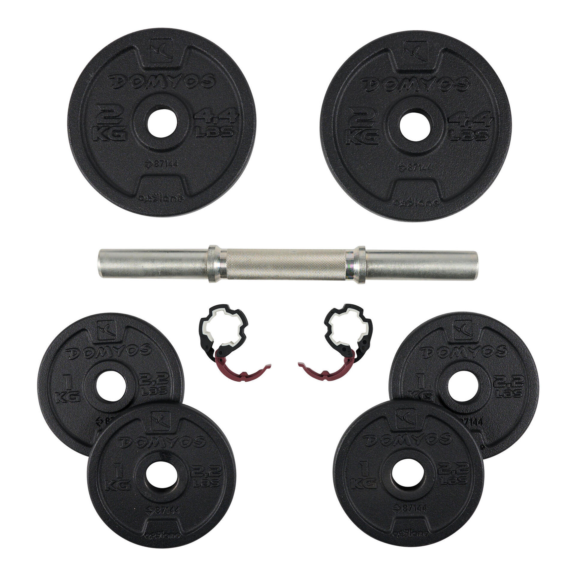 2 kg -10 kg Adjustable Cast Iron Dumbbell Set