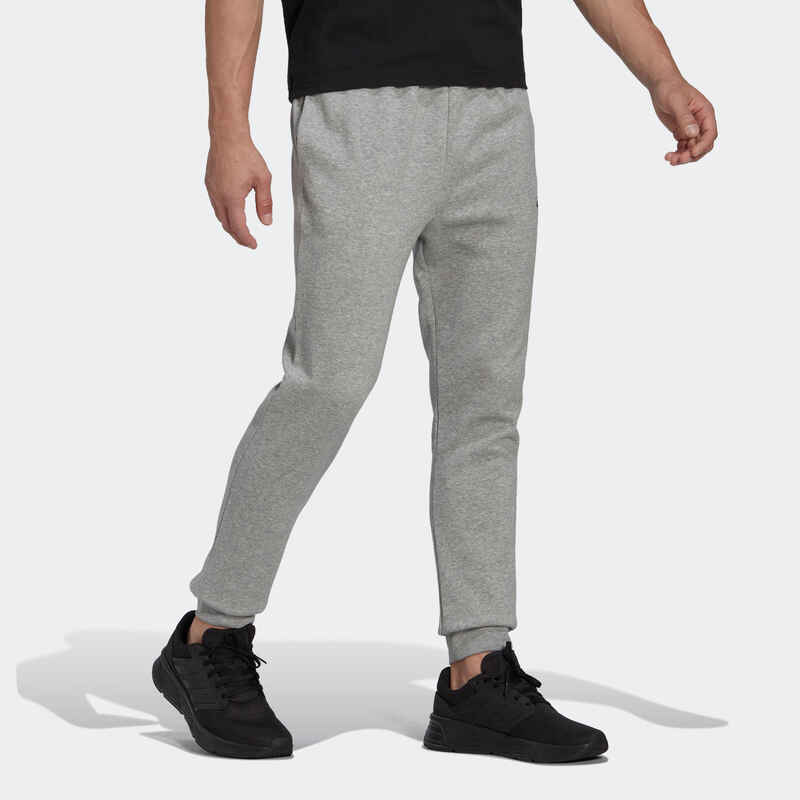 Men's Fitness Tracksuit Bottoms - Grey - Decathlon Men's Fitness Tracksuit Bottoms - Grey - Decathlon