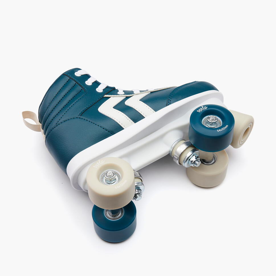 Patin à roulettes enfant QUAD 100 JR blanc holographic OXELO | Decathlon