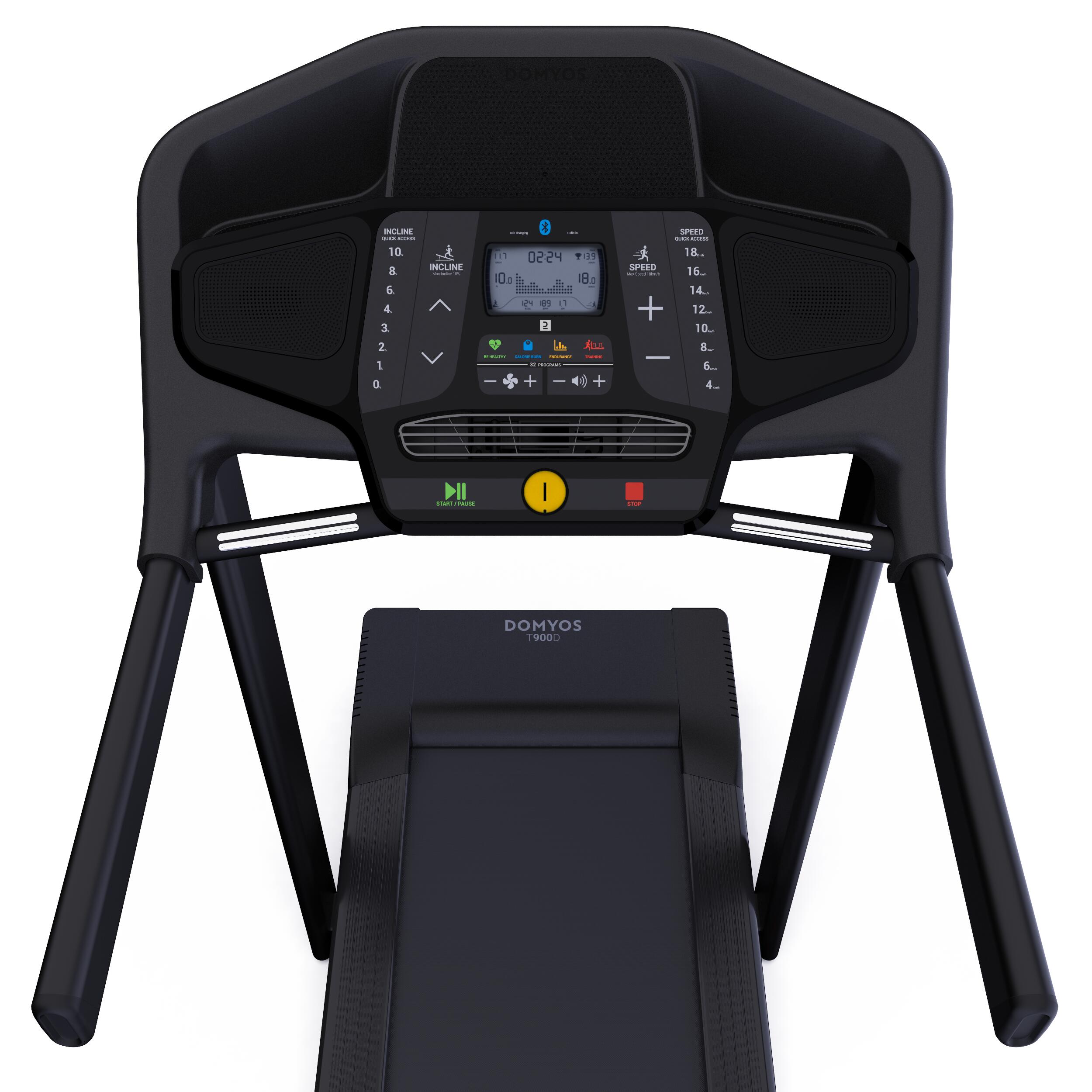 Treadmill 18 km/h T900D, with Decathlon Warranty - Decathlon