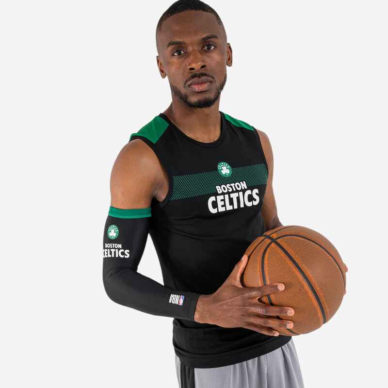 Adult Basketball Elbow Guard E500 - Black/NBA Boston Celtics - Decathlon
