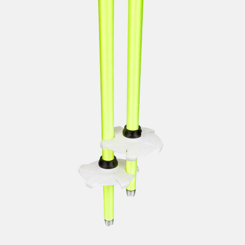 DOWNHILL SKI POLES - BOOST 500 SAFETY - NEON YELLOW - Decathlon
