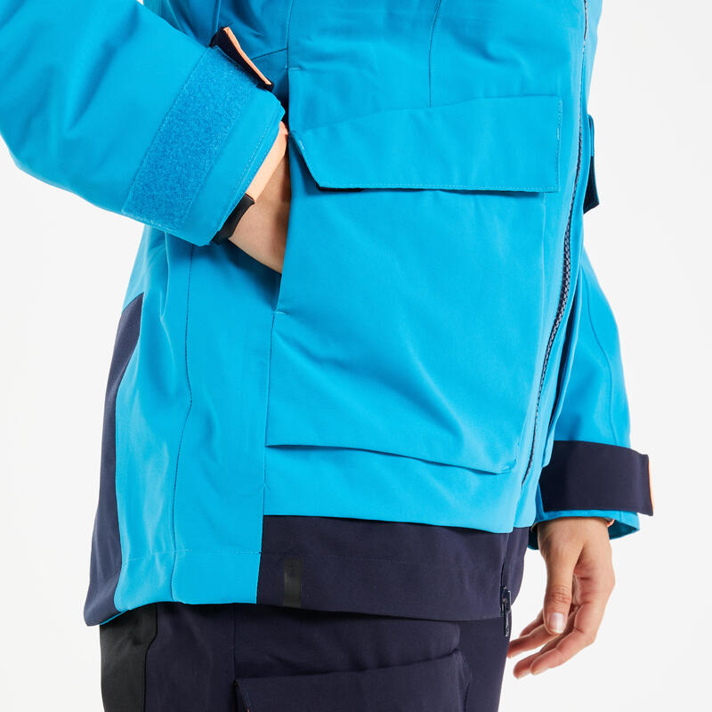 Women’s Sailing Jacket 500 - Navy Blue TRIBORD - Decathlon