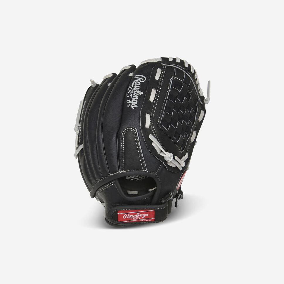 Adult Right Hand Thrower Baseball Glove RSB120GB - Black | Decathlon