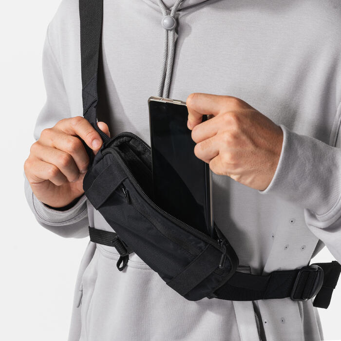 Crossbody Running Bag - Black