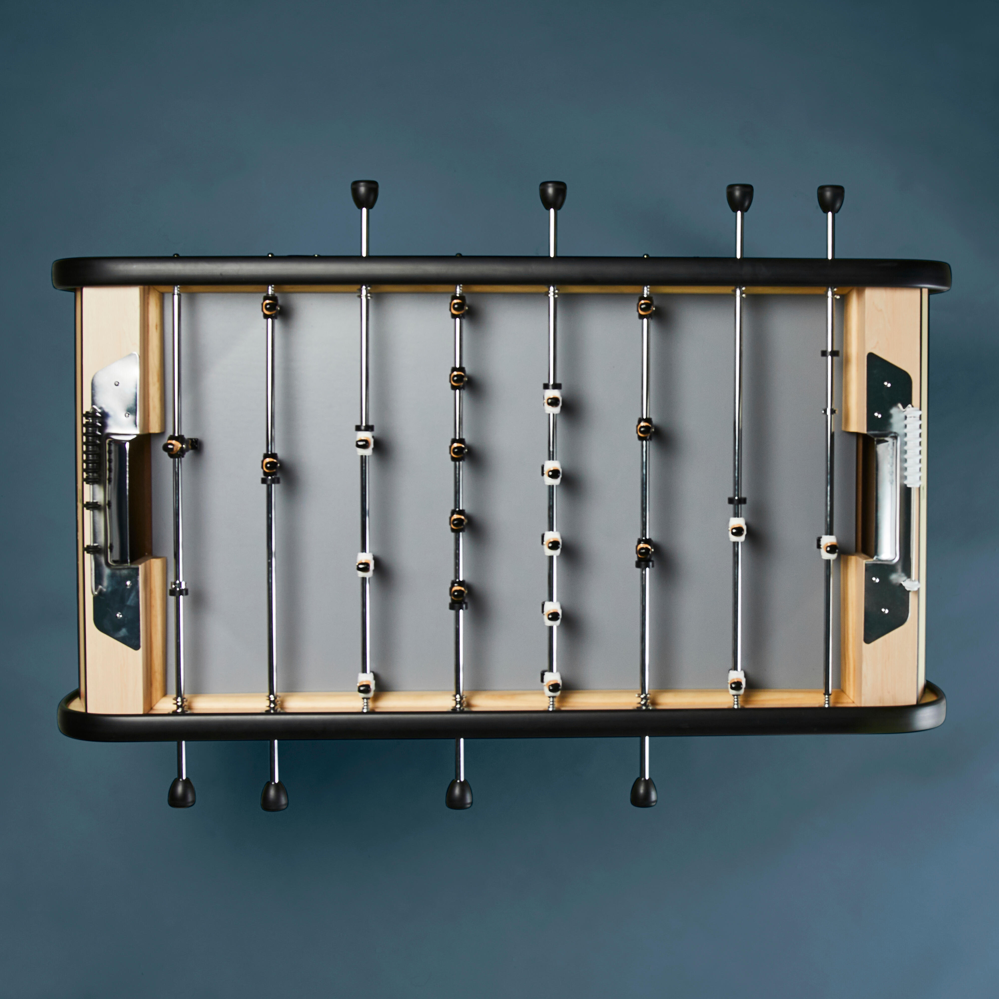 Indoor Wooden Table Football Table BF 500 - Grey Pitch - Decathlon