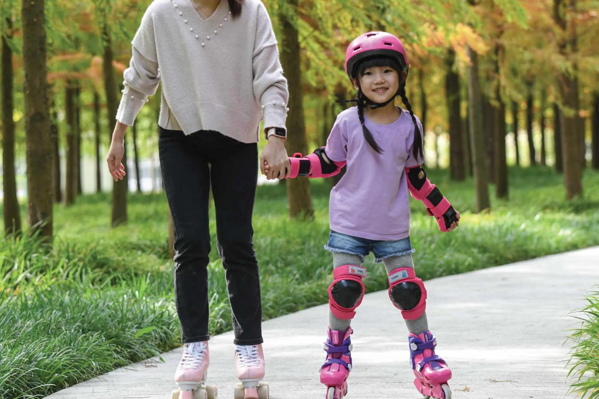 Kids' Roller Blades Blue - Play 3 OXELO | Decathlon