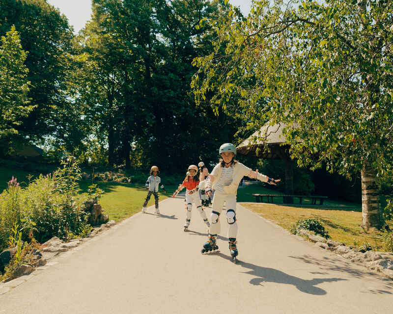 Kids' Inline Fitness Skates Fit3 - Abyss Grey - Decathlon