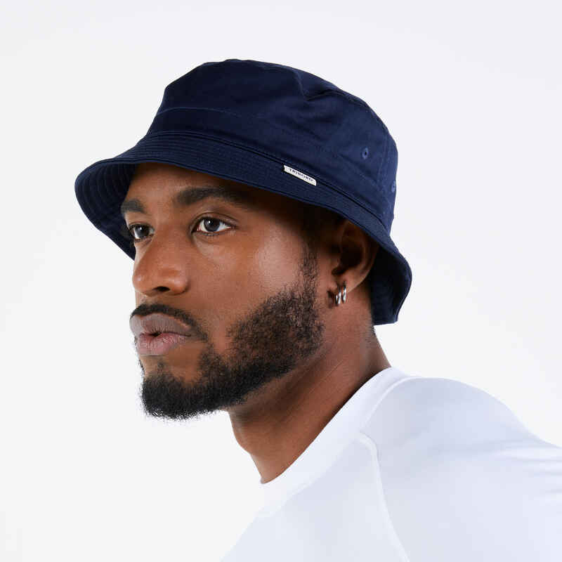 Adults’ Sailing boat hat 100 - Navy blue cotton - Decathlon