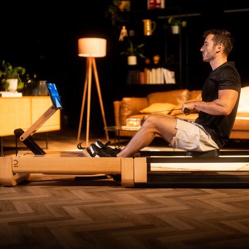 Wioślarz stacjonarny Domyos Woodrower 3 w 1 samozasilający. DOMYOS ...