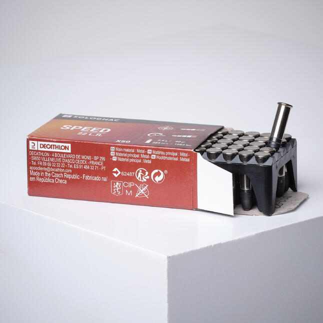 BALA 22 Long Rifle Speed x50 SOLOGNAC - Decathlon