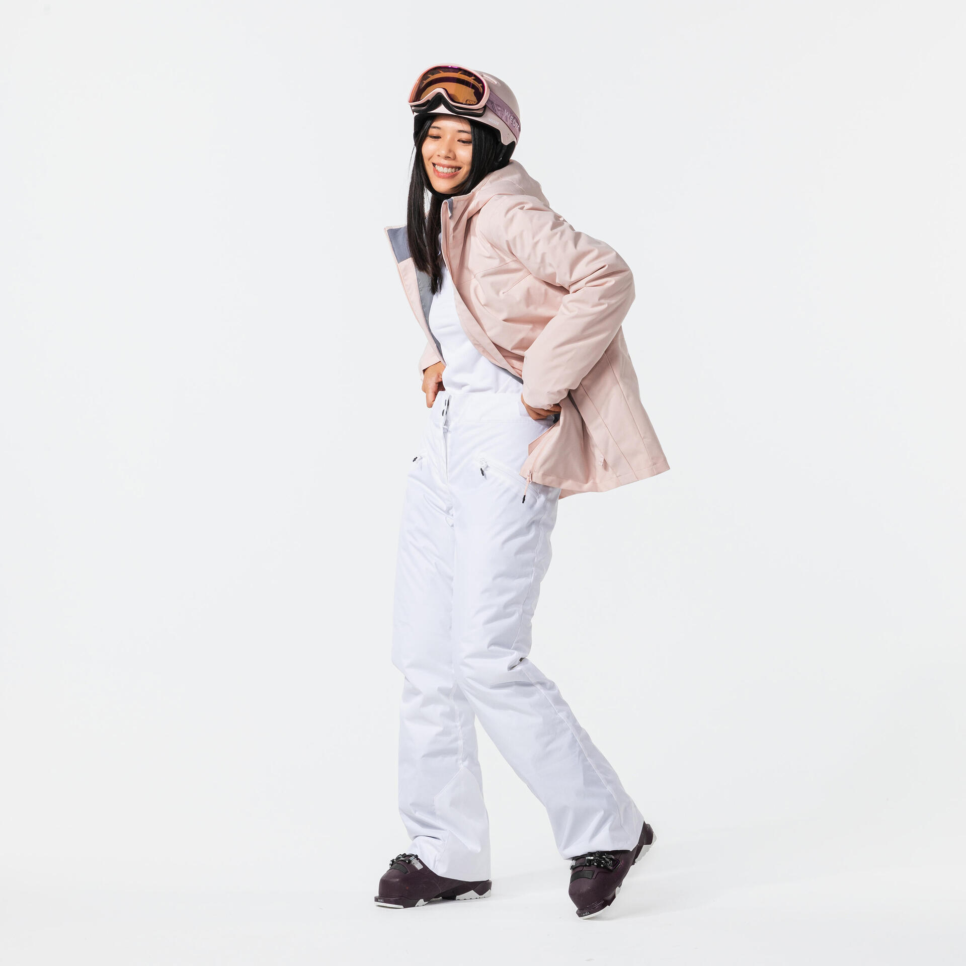 WOMEN’S SKI JACKET 100 - PINK