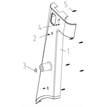 Left Upright Casing - Decathlon