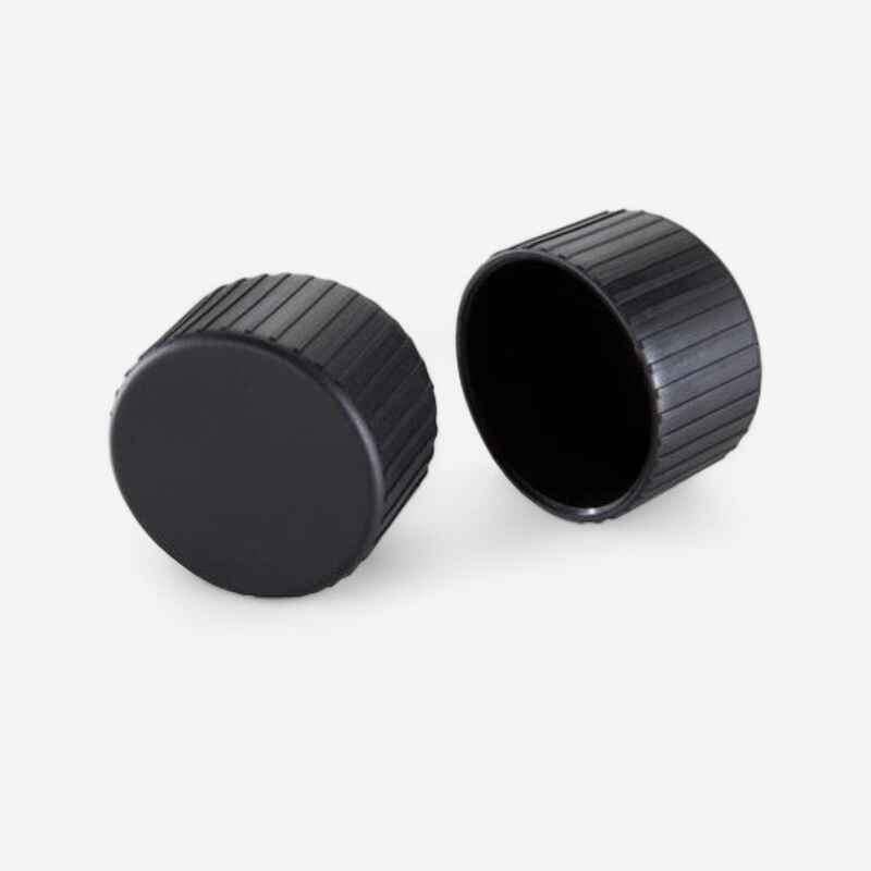 Essential Exercise Bike Front End Cap Twin-Pack - Decathlon