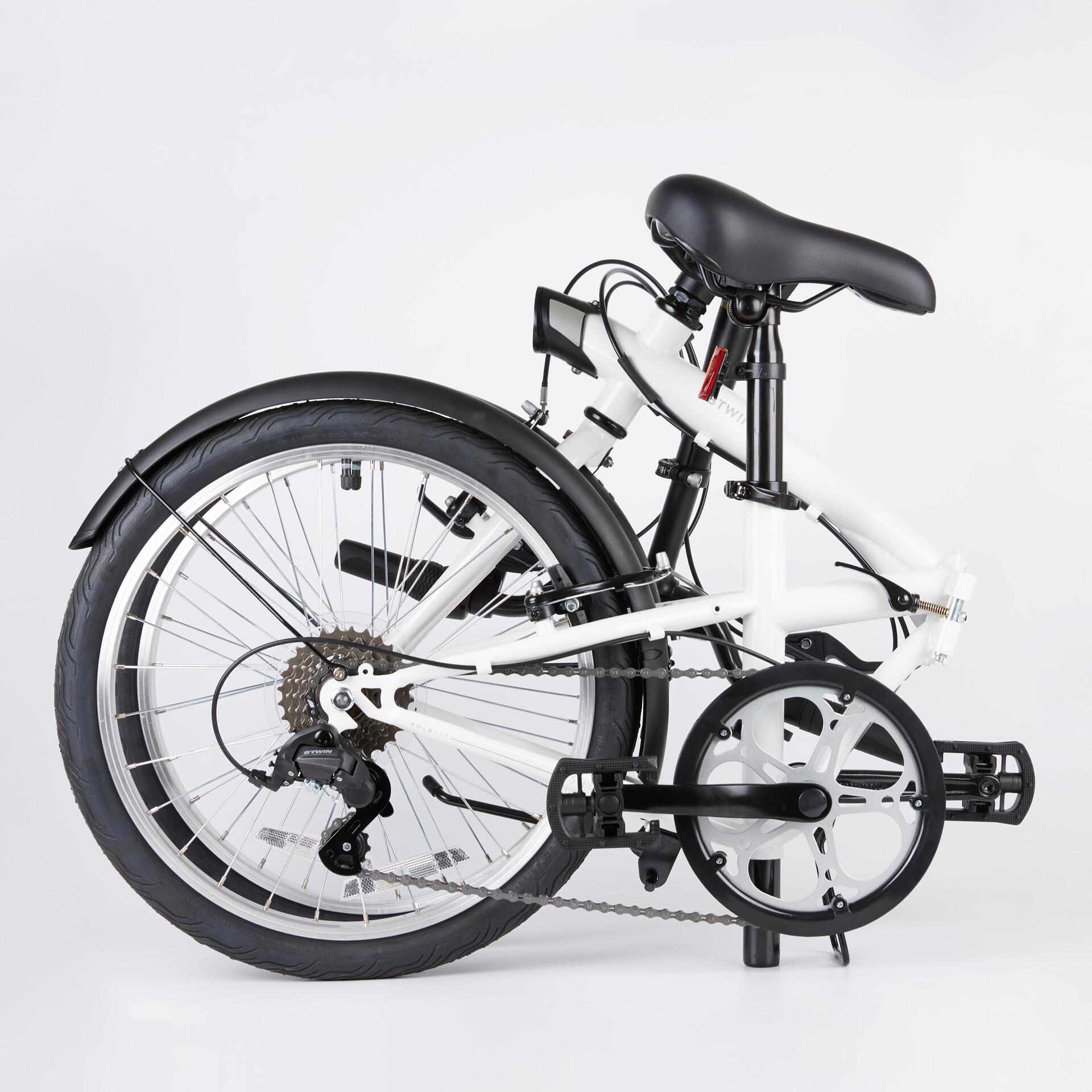 20" Folding Bike FOLD 120 ADJ - White