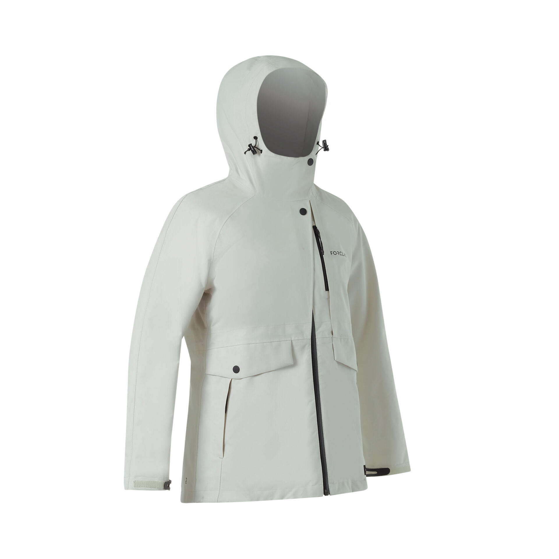 -5°C Women's 3-in-1 Down Snow Hiking Jacket - NH500 - Beige