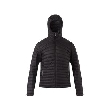 Men's Water-repellent Down Jacket with Hood MT100 -5°C - Black