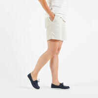 Women’s sailing shorts SAILING 100 beige - Decathlon