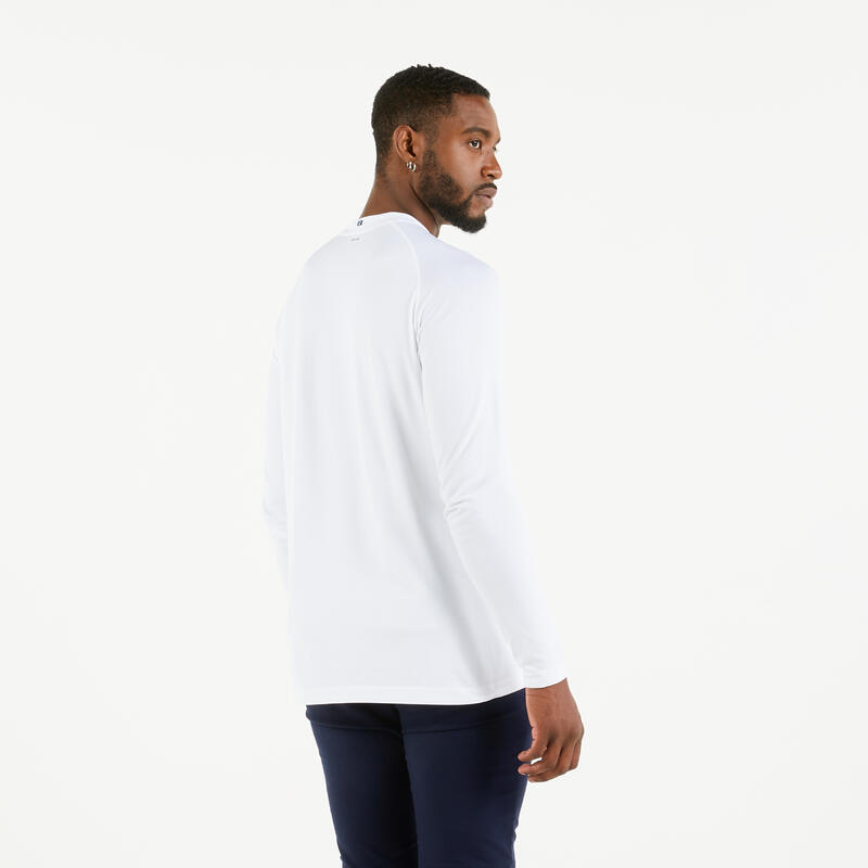 Camisola Anti Uv 500 Manga Comprida Homem Branco Tribord Decathlon
