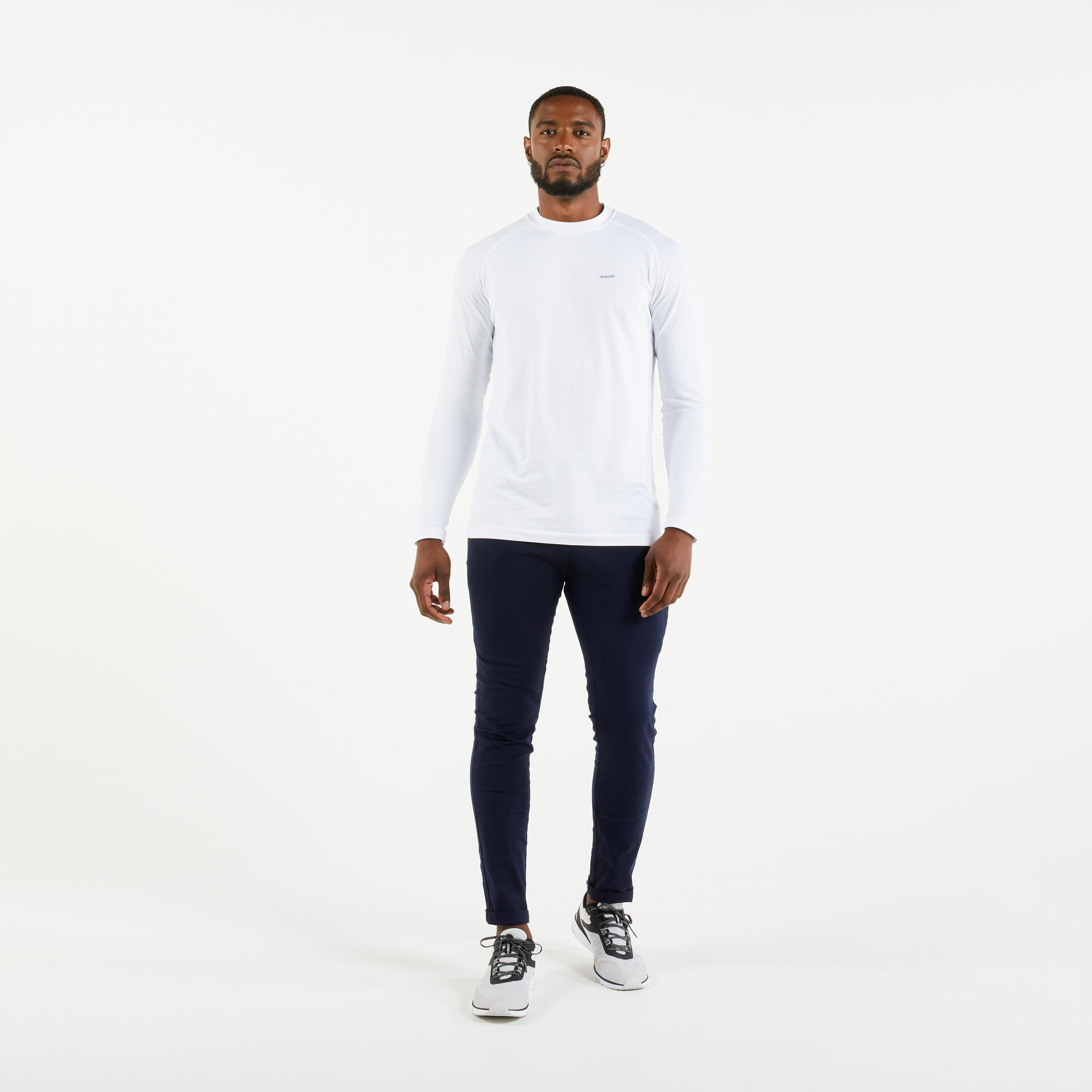 Second Life - Men's Sailing Long-sleeved Anti-UV T-shirt 500 White - GOOD TRIBORD | Decathlon