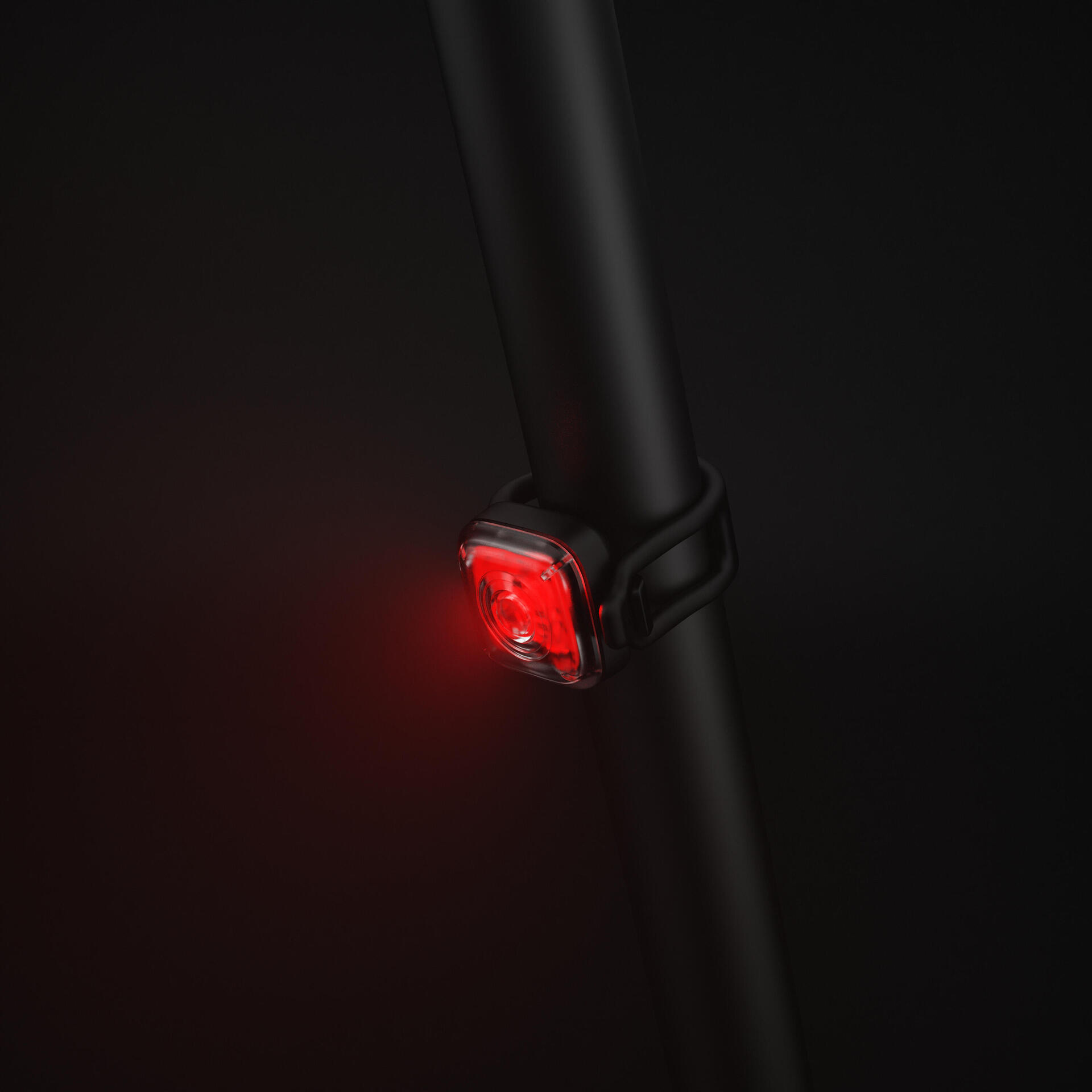 Battery-Powered Front/Rear Bike Light SL110 - Black