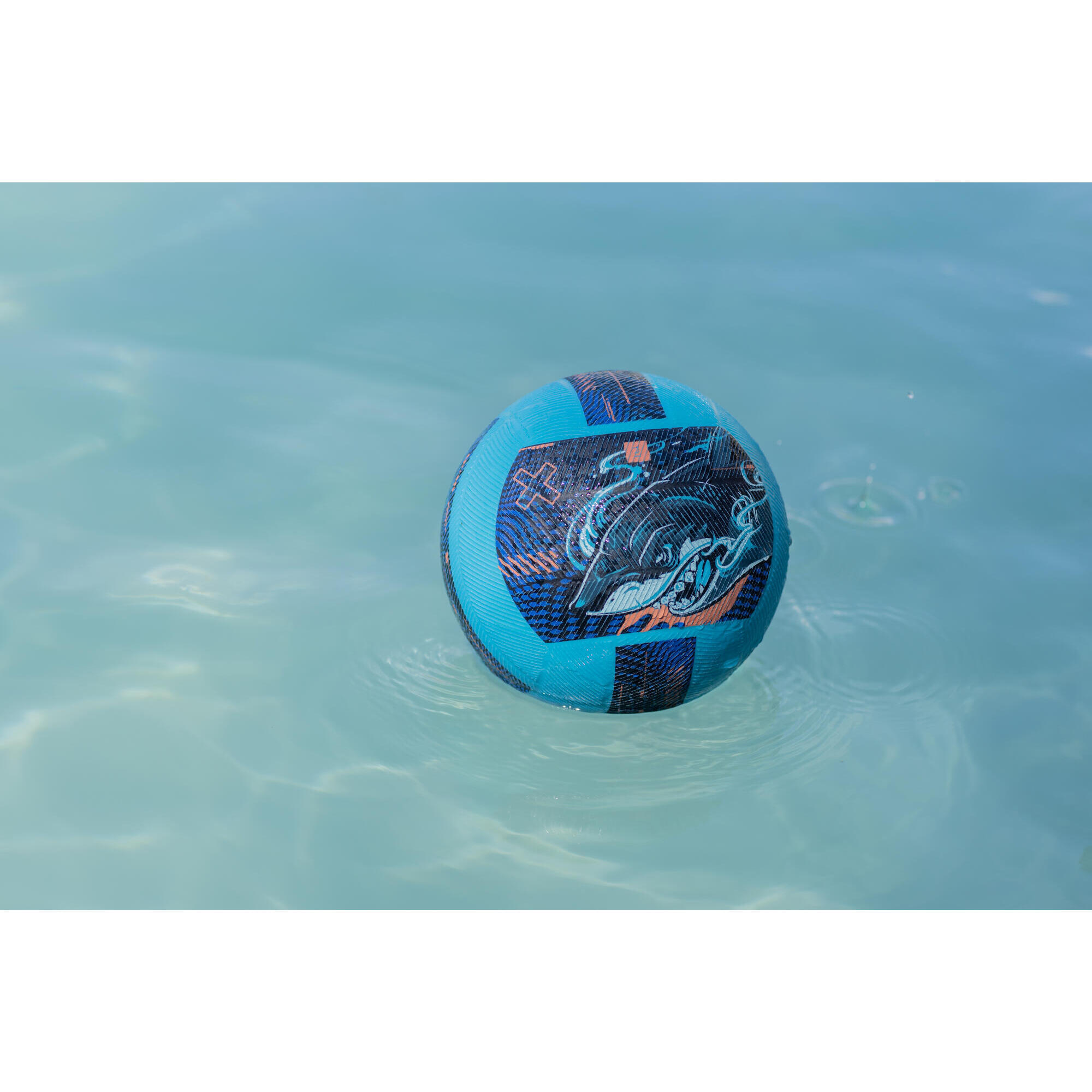 MINI GRIP POOL BALL SHARK BLUE