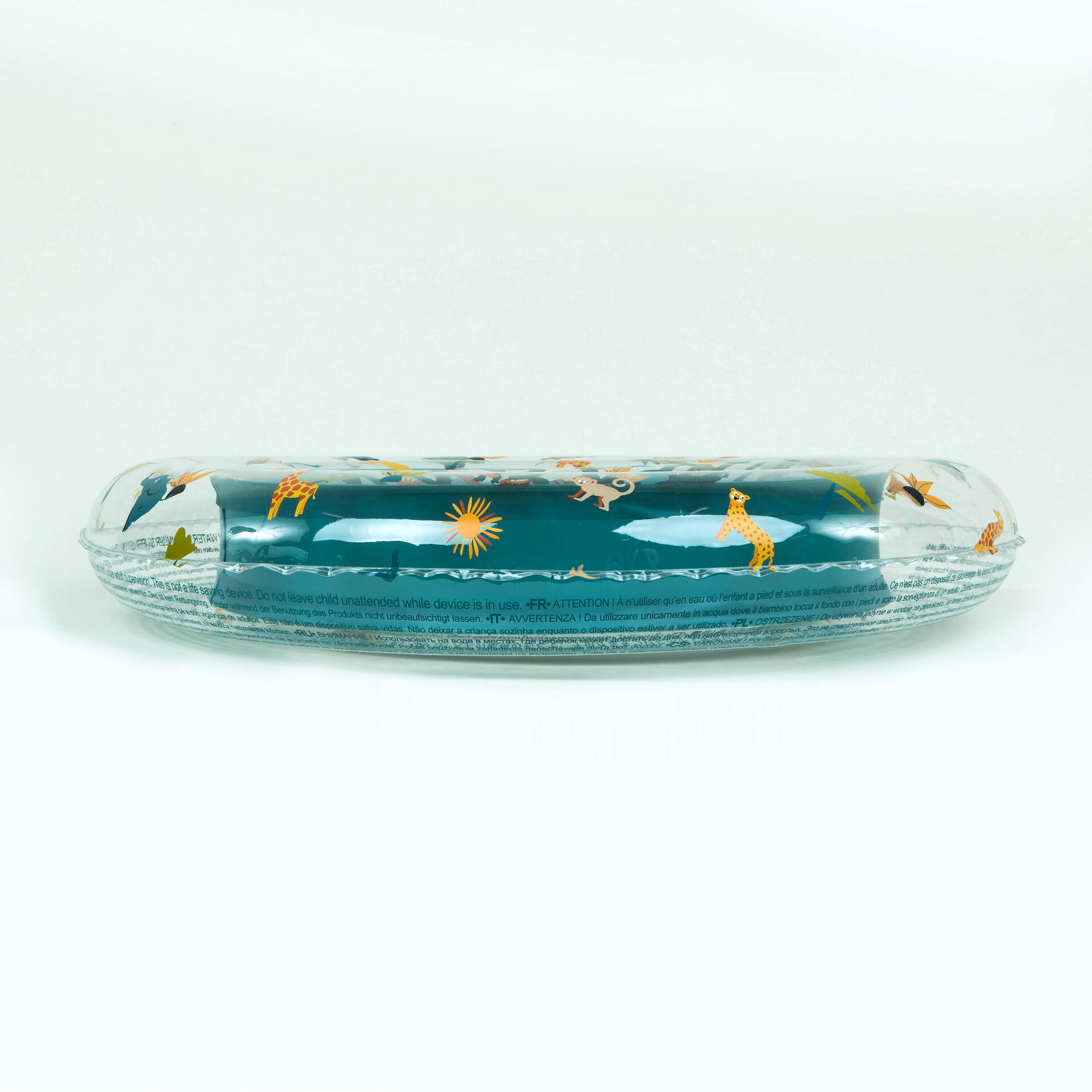 Inflatable pool ring 65 cm Savana transparent