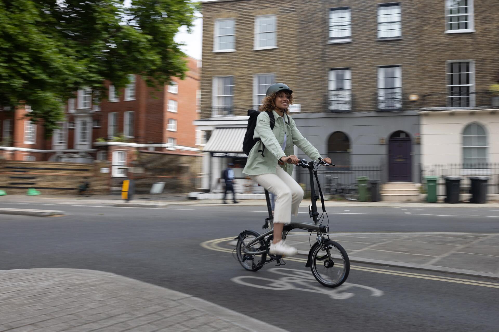 Ultra-Compact Folding Bike Fold Light 1 Second - Beige BTWIN | Decathlon