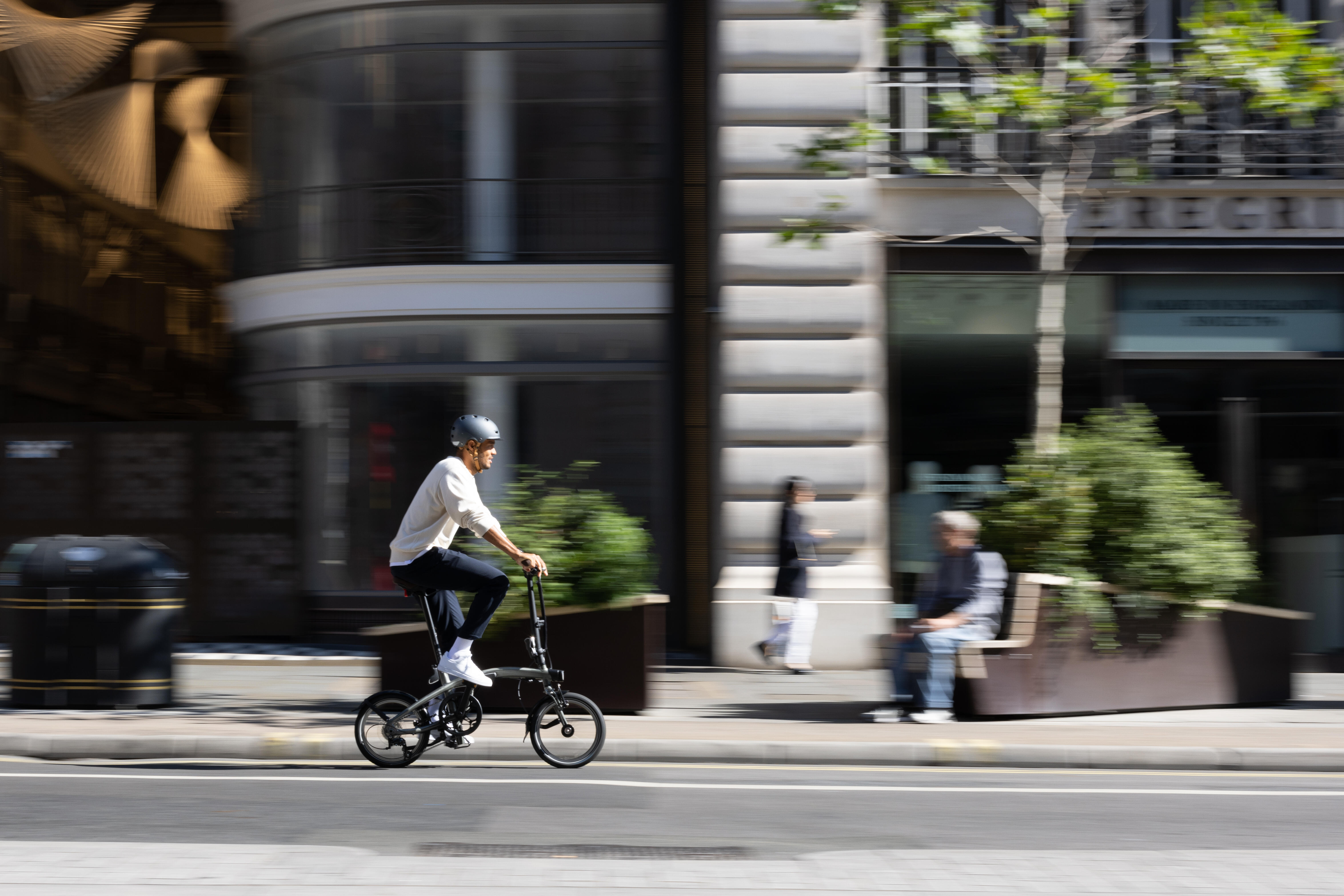 Ultra-Compact Folding Bike - Fold Light 1 Second Aluminum - Comet grey ...