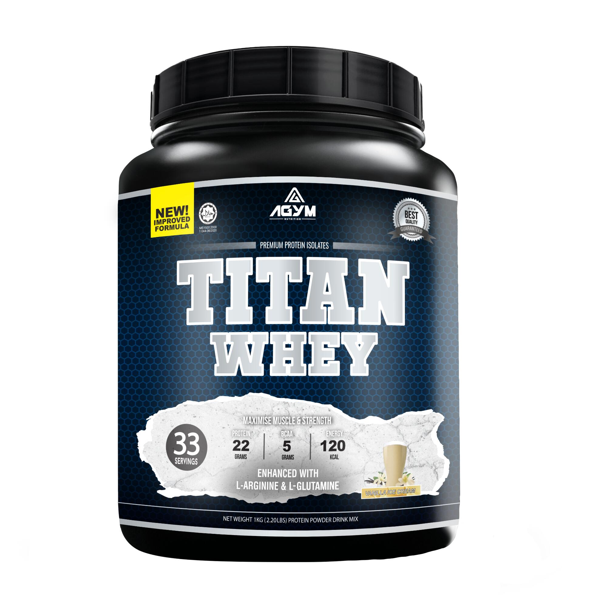 Titan Whey Protein 2lb Vanilla