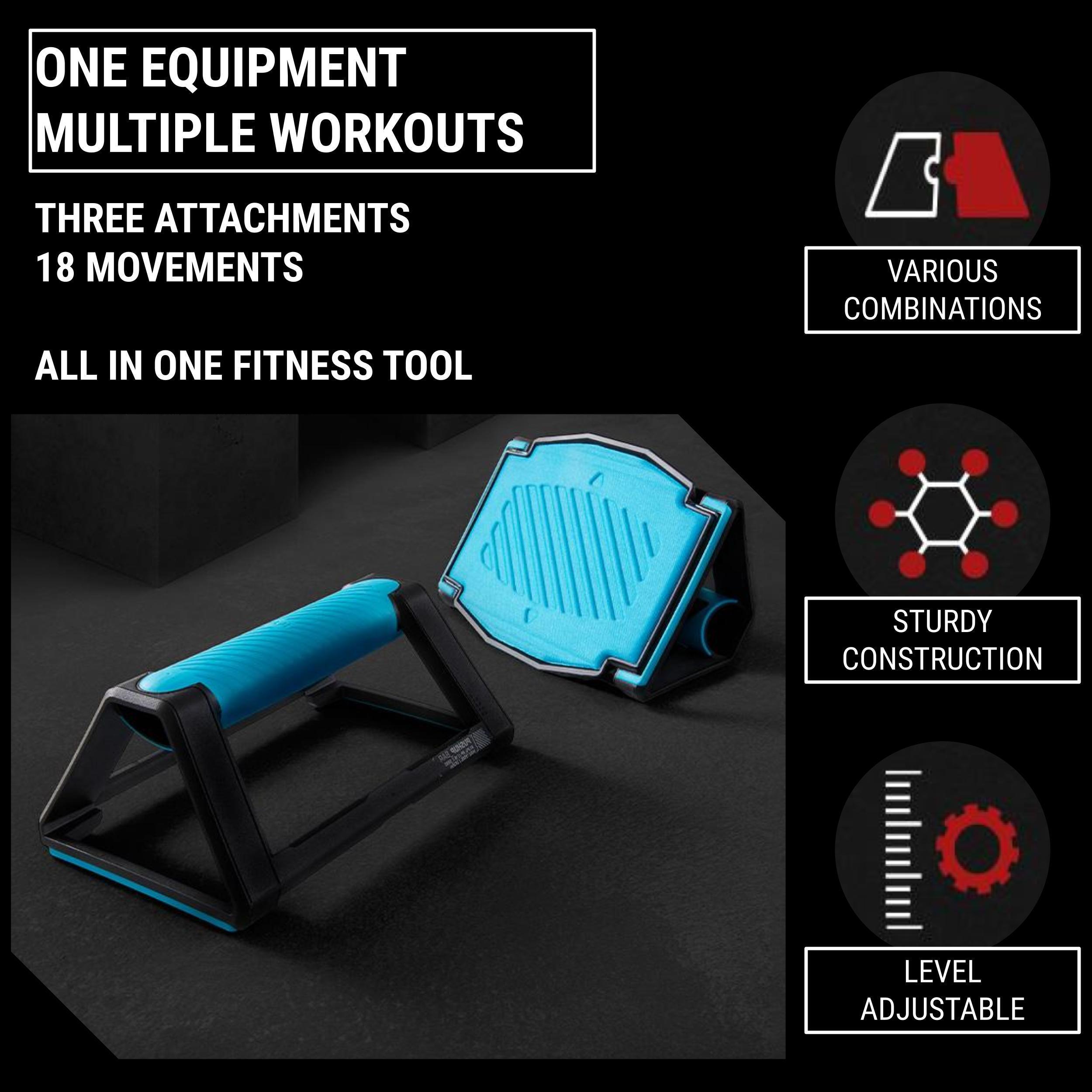 4-in-1 Weight Training Push-Up & Slide Grips