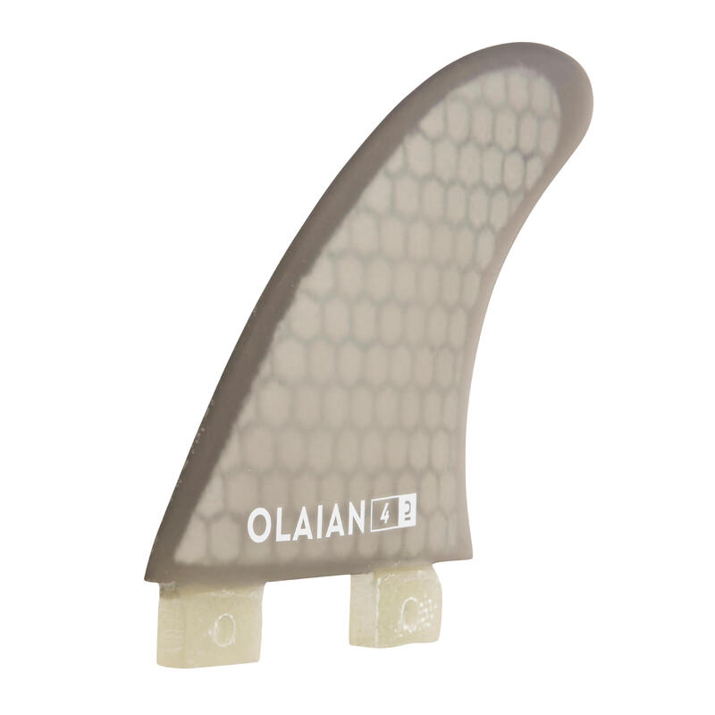 2 side fins 4" composite fins for FCS fin box. OLAIAN - Decathlon