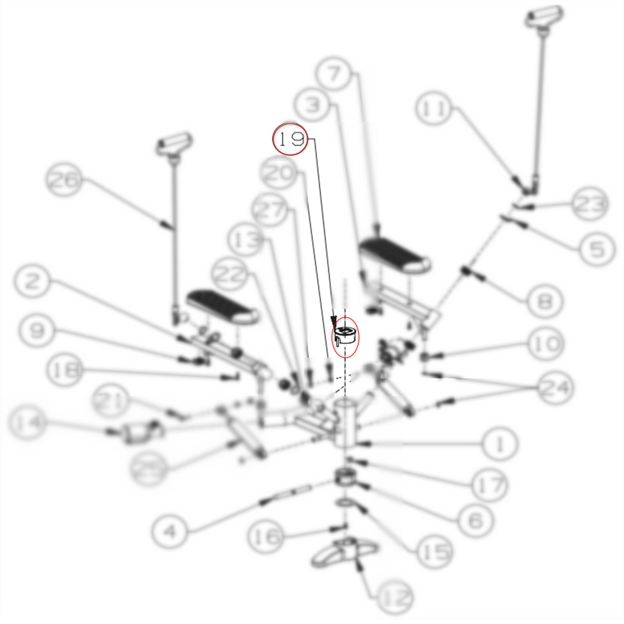 STEPPER MS500 - CONSOLA VIOLETA/BRANCO | Decathlon