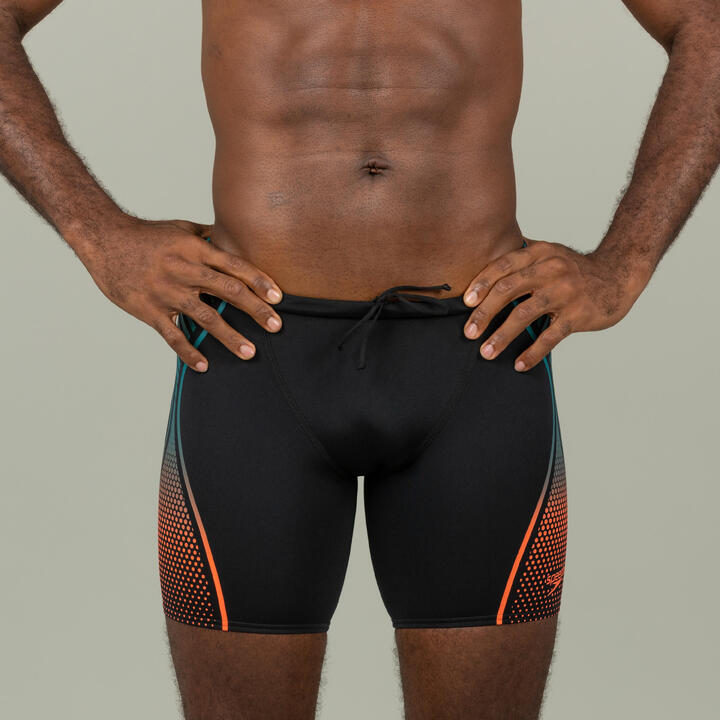 Maillot de Bain Boxer Long Homme SPEEDO BOOST Noir Orange SPEEDO ...