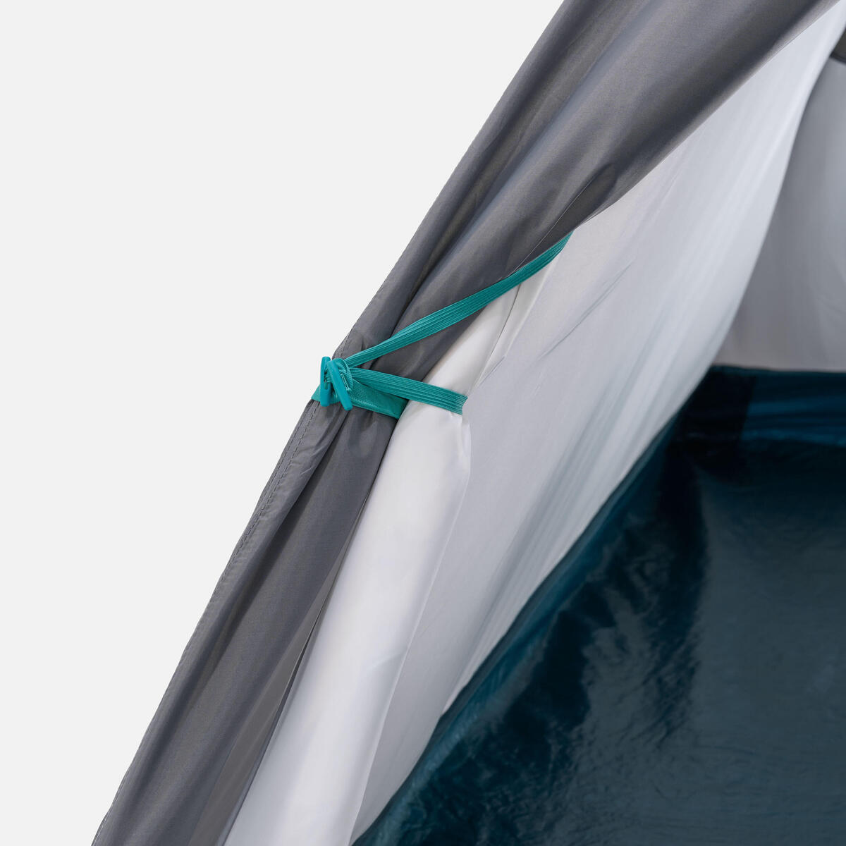 Carpa impermeable para 2 personas para camping MH100 Quechua gris ...