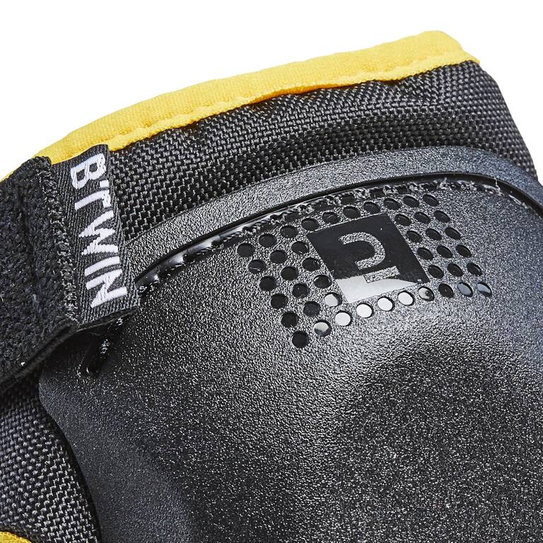 One Size Cycling Elbow and Knee Protectors Set 3-6 Years - Yellow ...