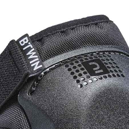 Bike Elbow and Knee Protection Kit - Black - Decathlon