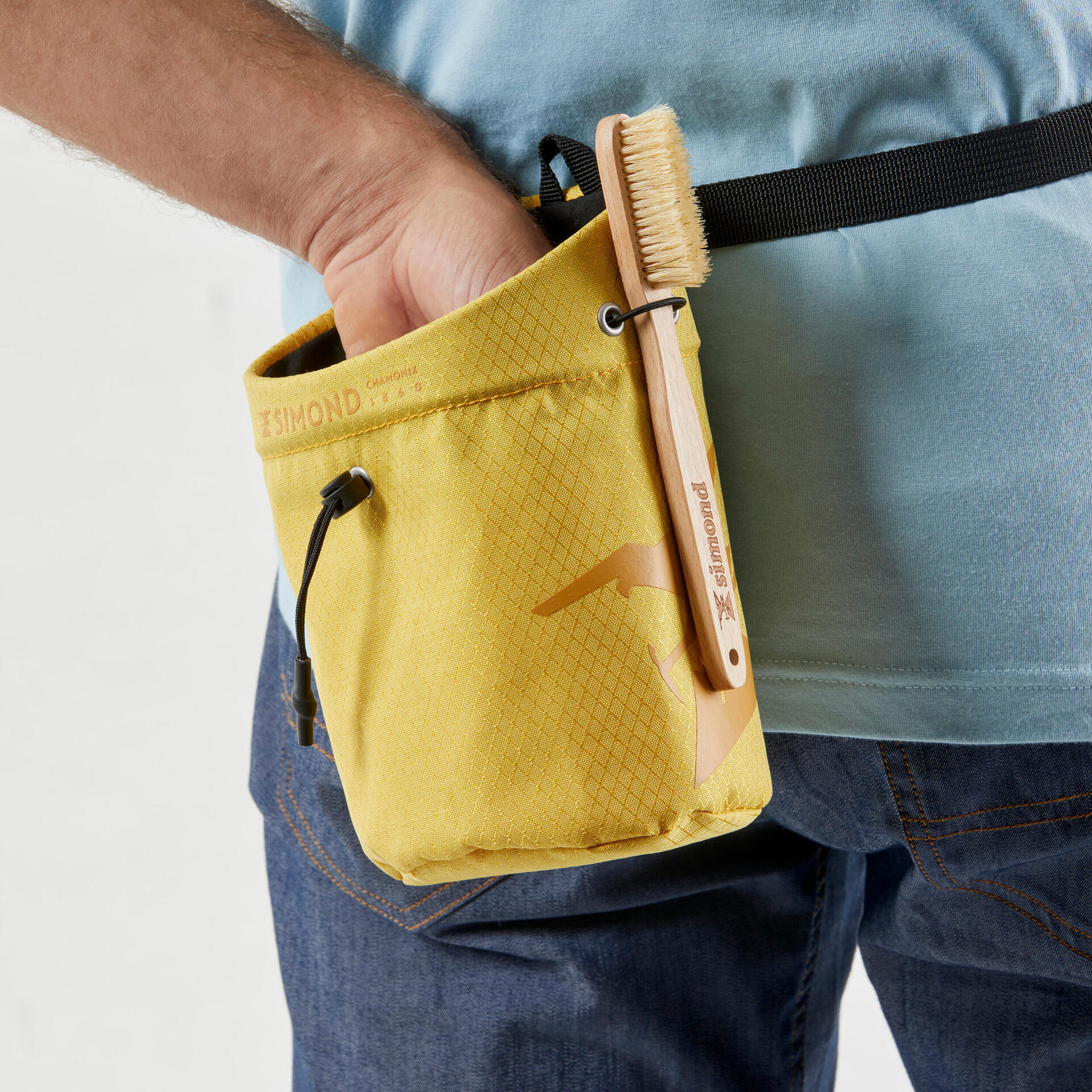 CLIMBING CHALK BAG EDGE - YELLOW