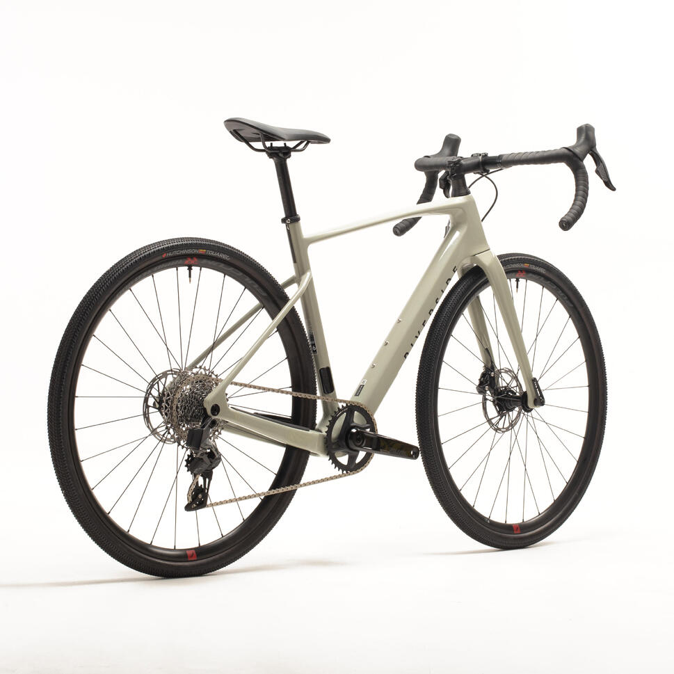 VELO GRAVEL CARBONE RIVERSIDE GCR SRAM RIVAL ETAP AXS / ROUES FULCRUM ...