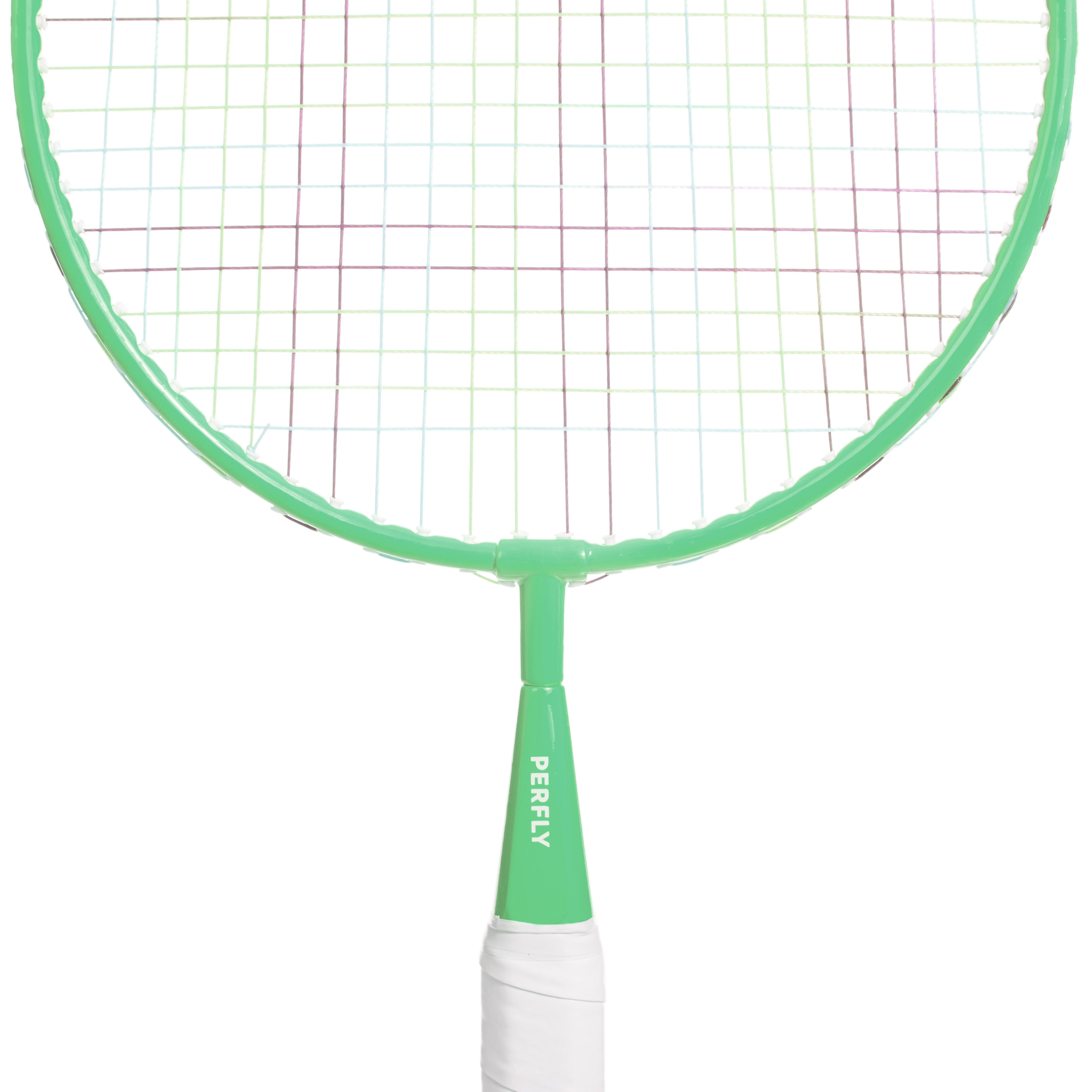 Kids' Badminton Racquet Set - BR Set Discover - Electric green, Orange ...