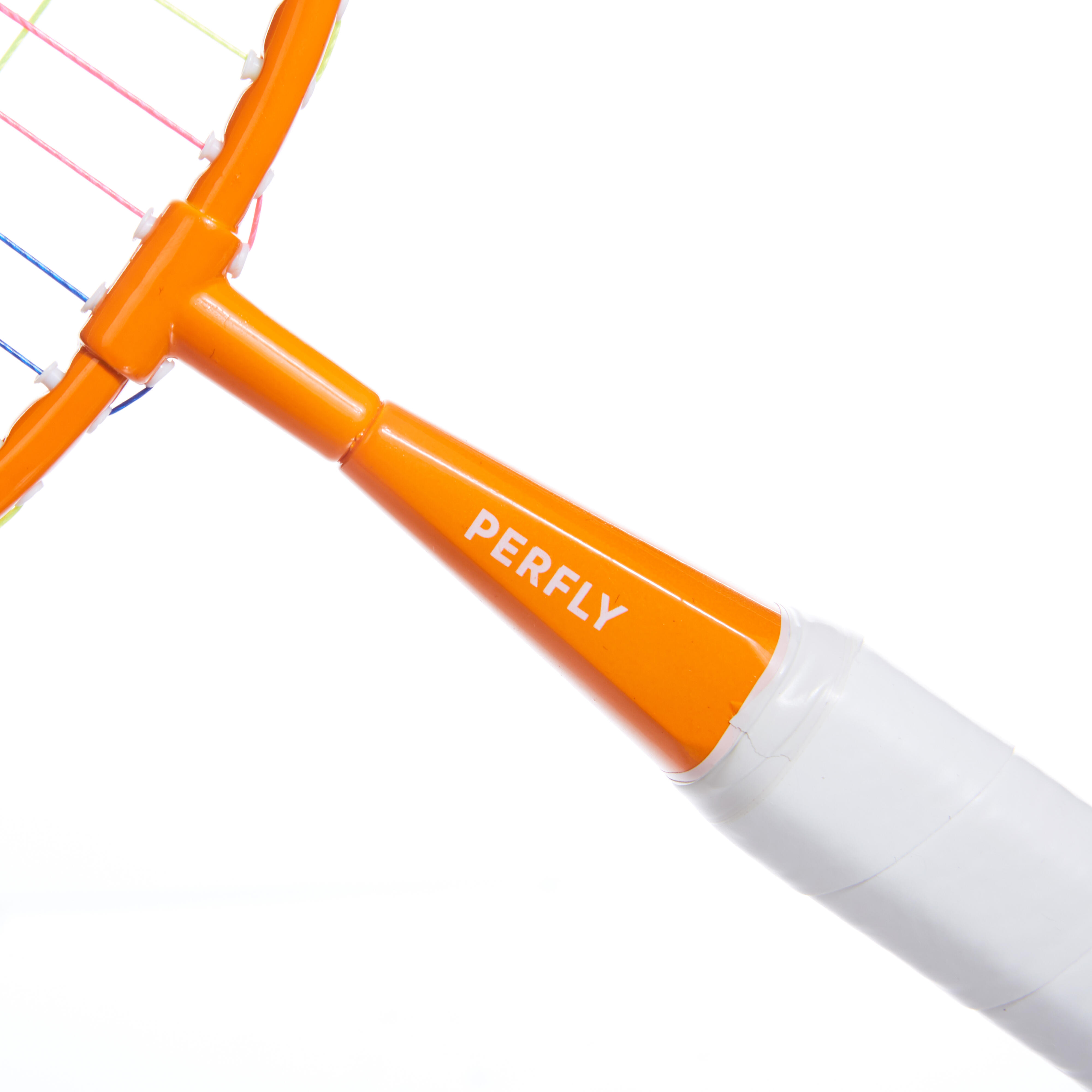 Kids' Badminton Racquet Set - BR Set Discover - Electric green, Orange ...