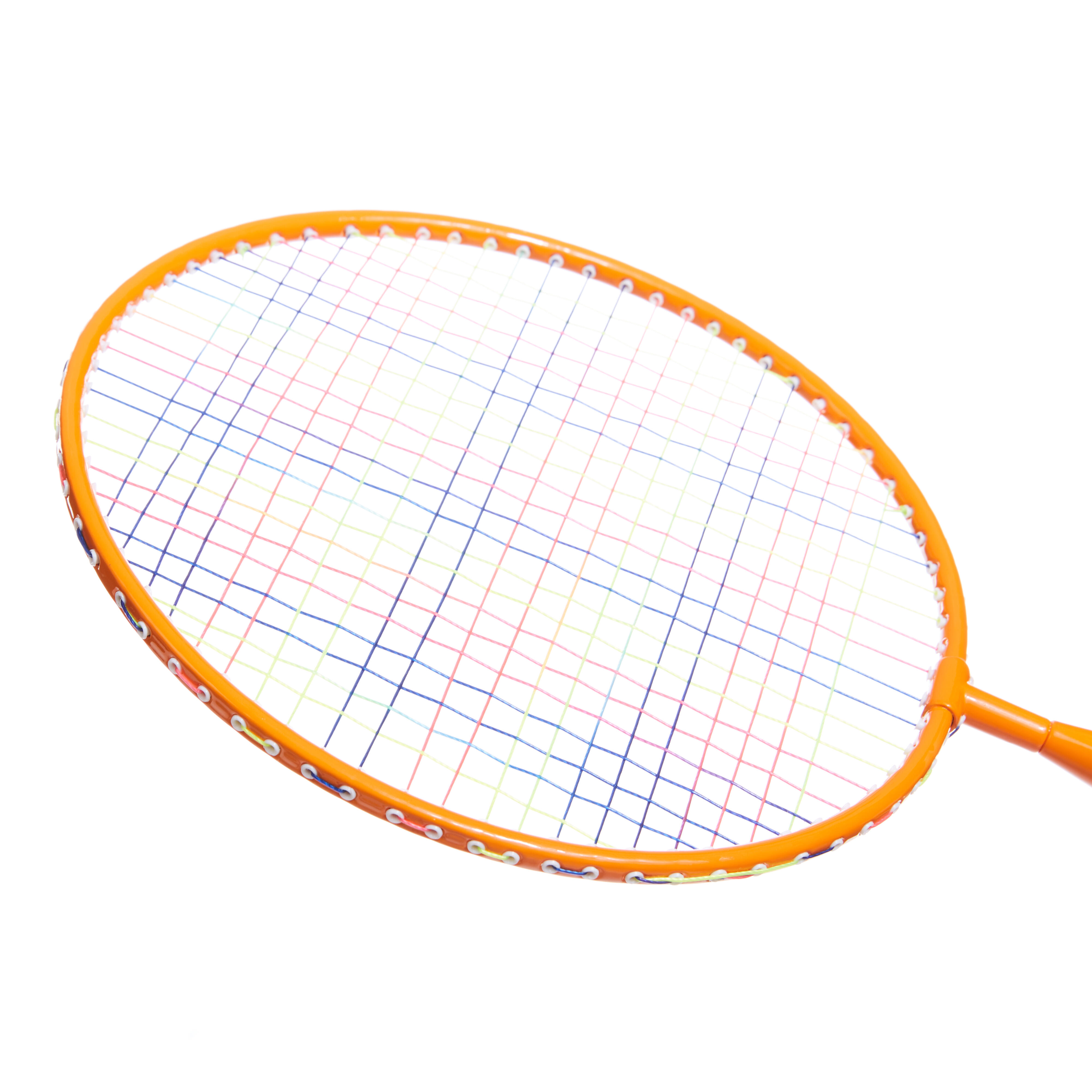 Kids' Badminton Racquet Set - BR Set Discover - Electric green, Orange ...