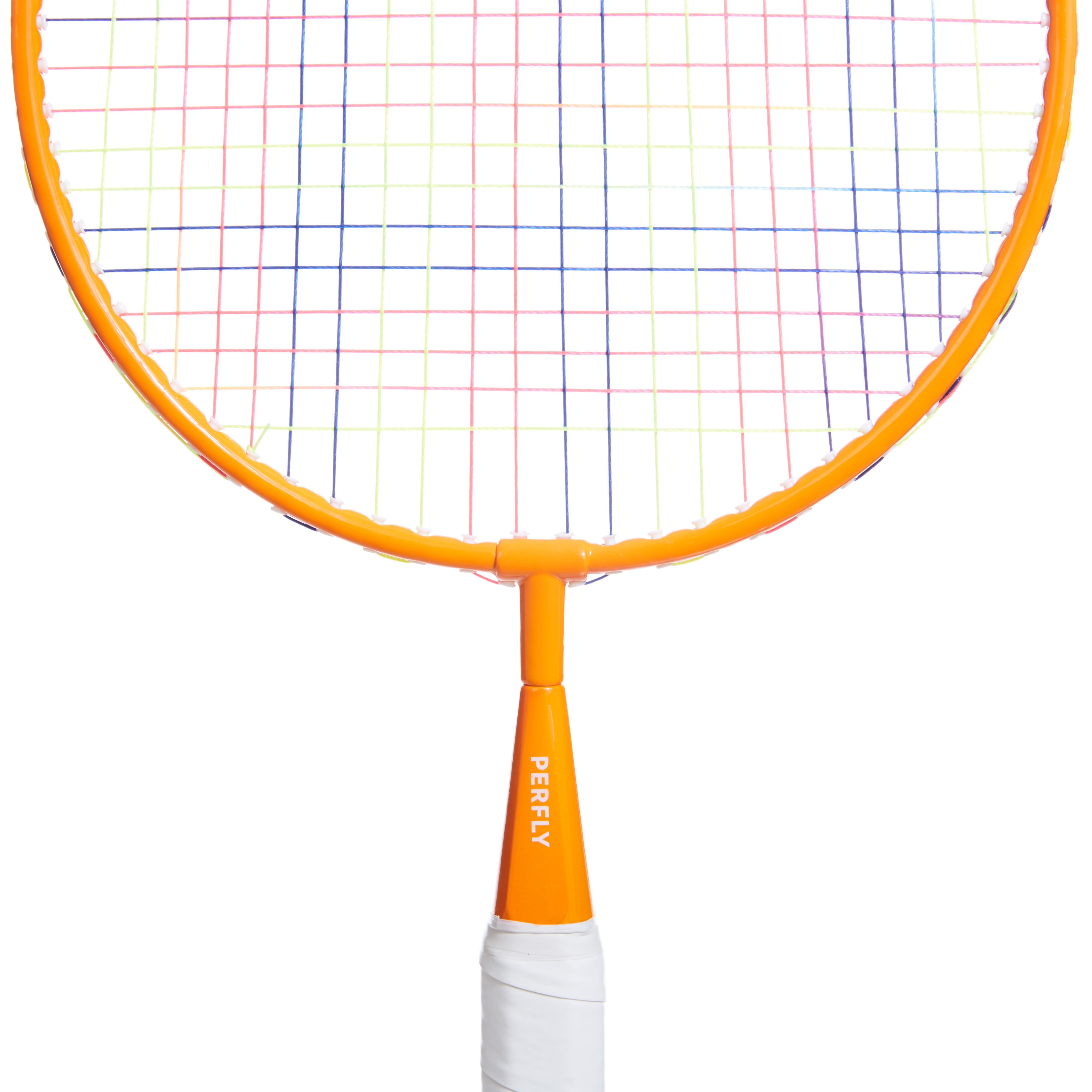Kids' Badminton Racquet Set - BR Set Discover - Electric green, Orange ...