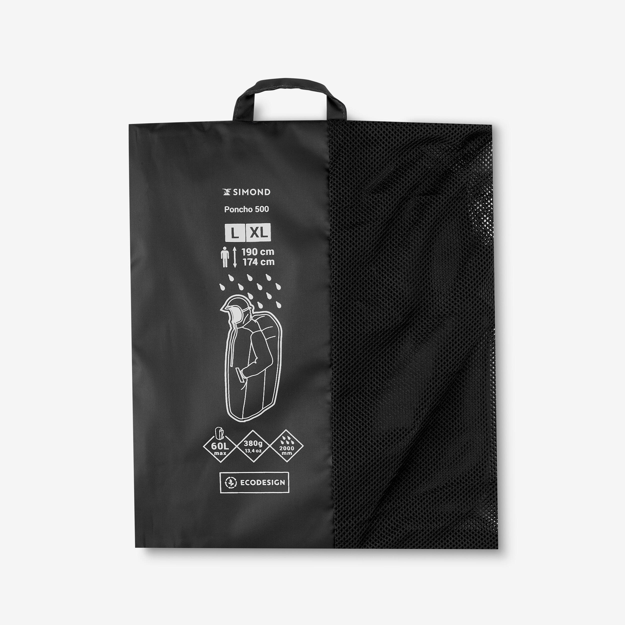 Vihmakeep MT500, 60 l, must - Decathlon