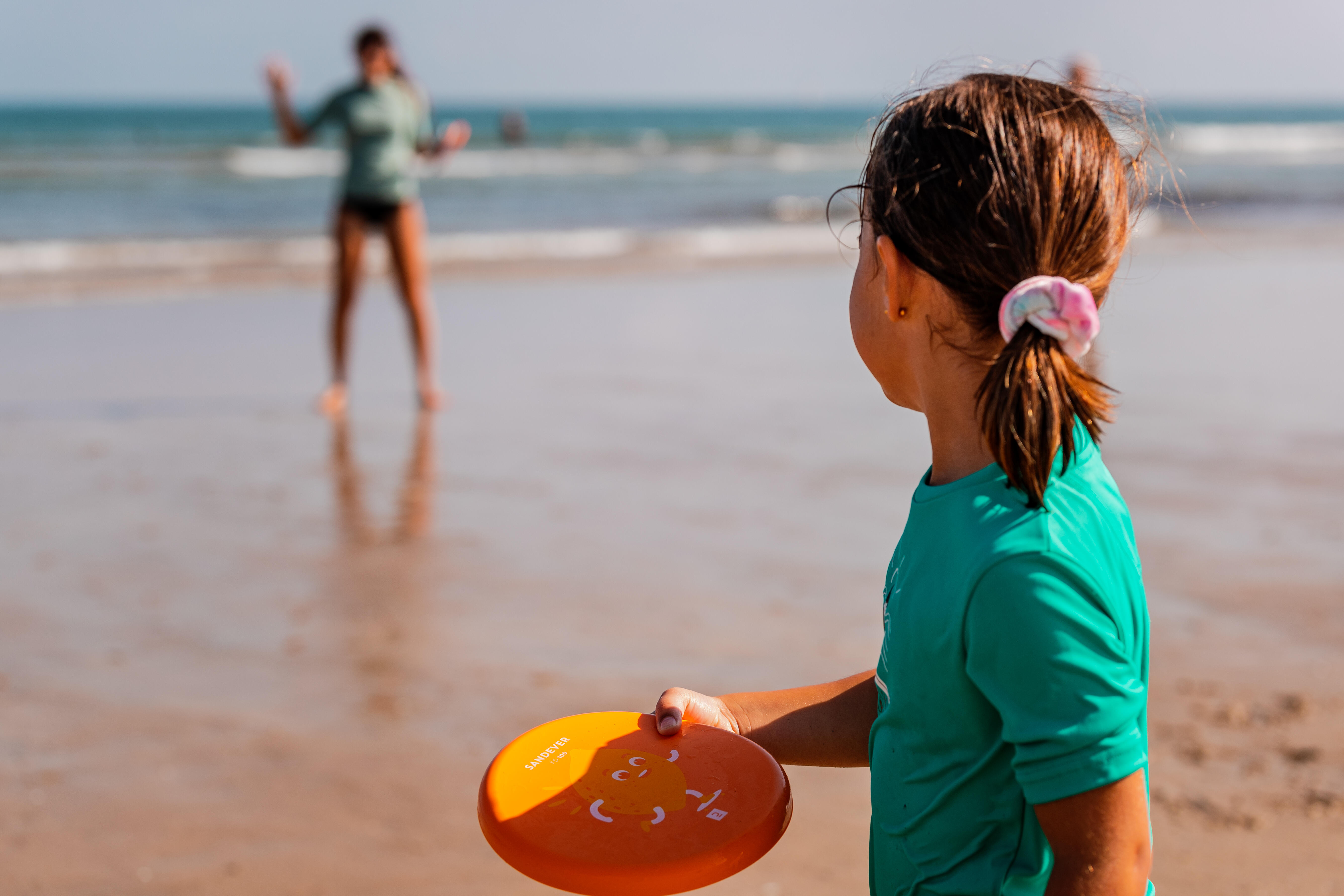 Kids' Flying Disc – DSoft - Flame orange, - - Olaian - Decathlon