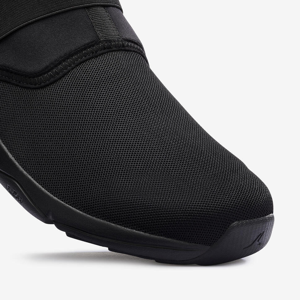 Erkek Yürüyüş Ayakkabısı - Siyah - PW 160 Slip-On - Decathlon
