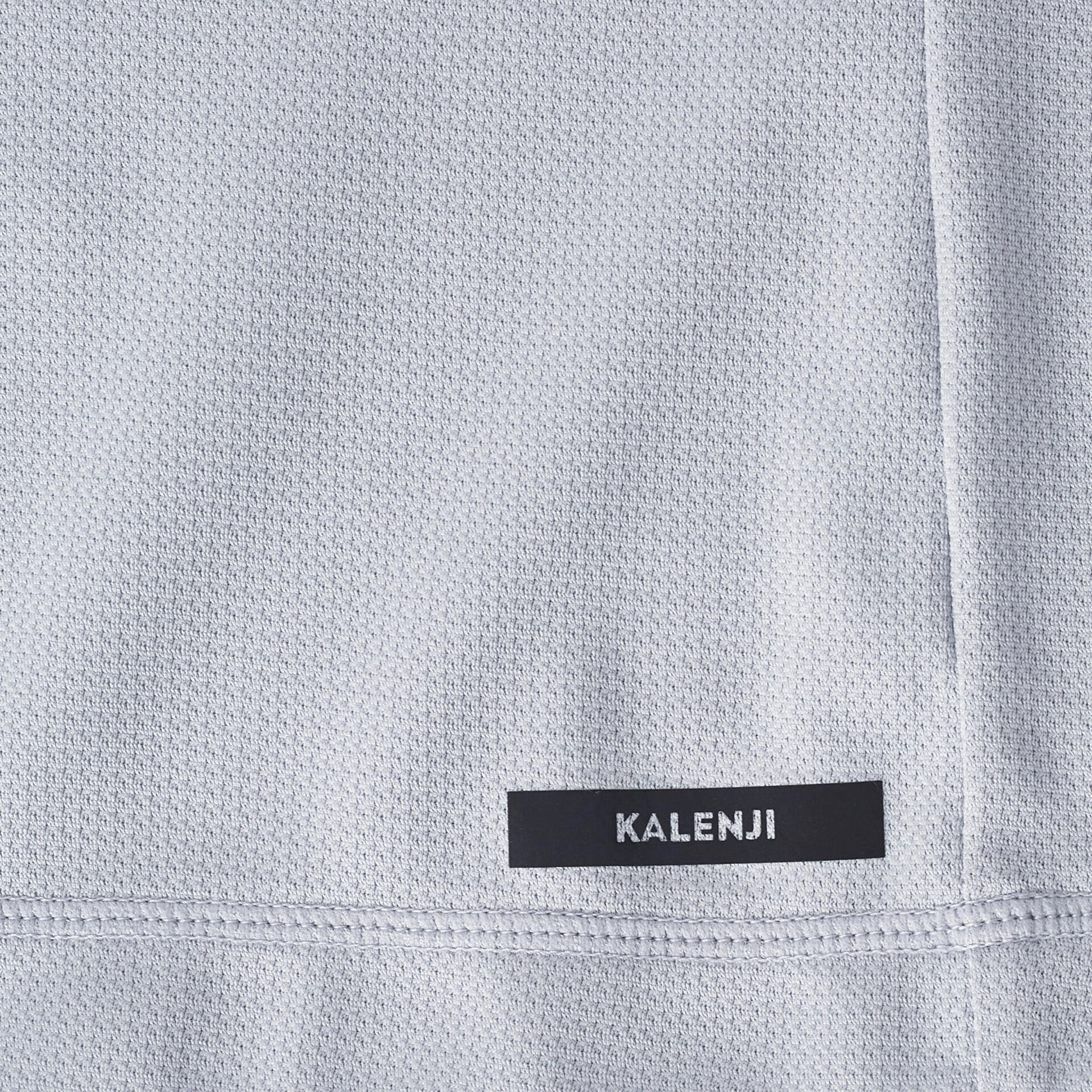 Men's breathable running T-shirt - KIPRUN Run 100 Dry - Pearl grey