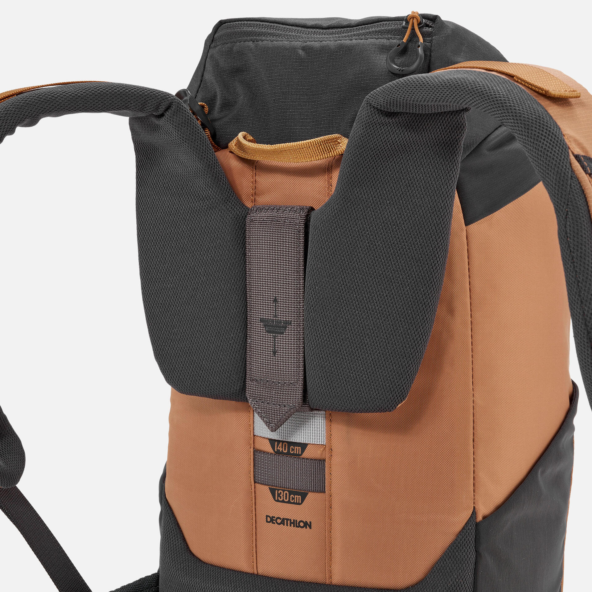 Kids’ 18 L hiking backpack, 7-15 years, MH500 - Brown